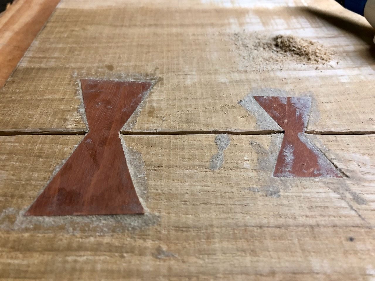 Live Edge Slab Coffee Table With Bow Ties : 11 Steps (with Pictures ...