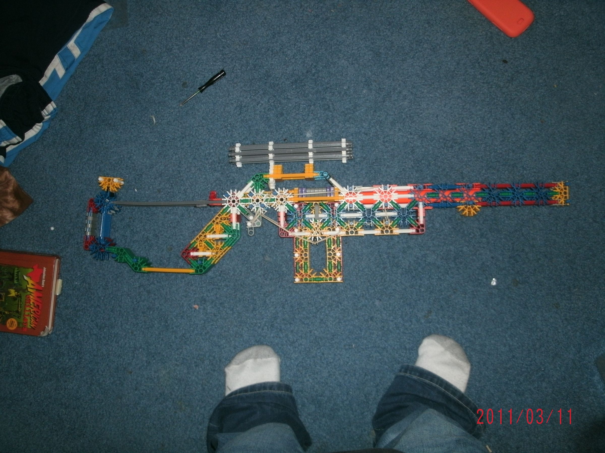 Knex Shell Ejecting Sniper Rifle - Instructables