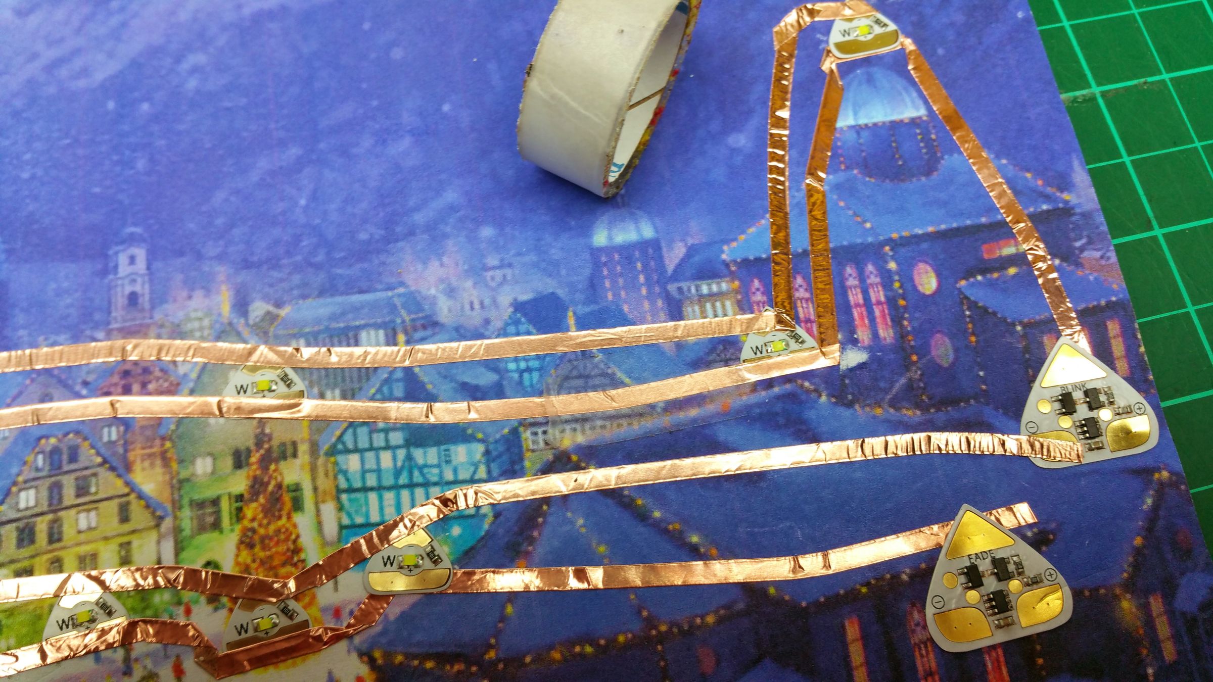 Circuit Stickers Holiday Centerpiece : 4 Steps - Instructables