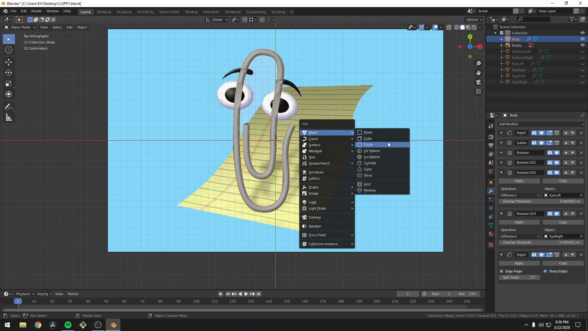 Clippy 3D Modelling : 13 Steps (with Pictures) - Instructables