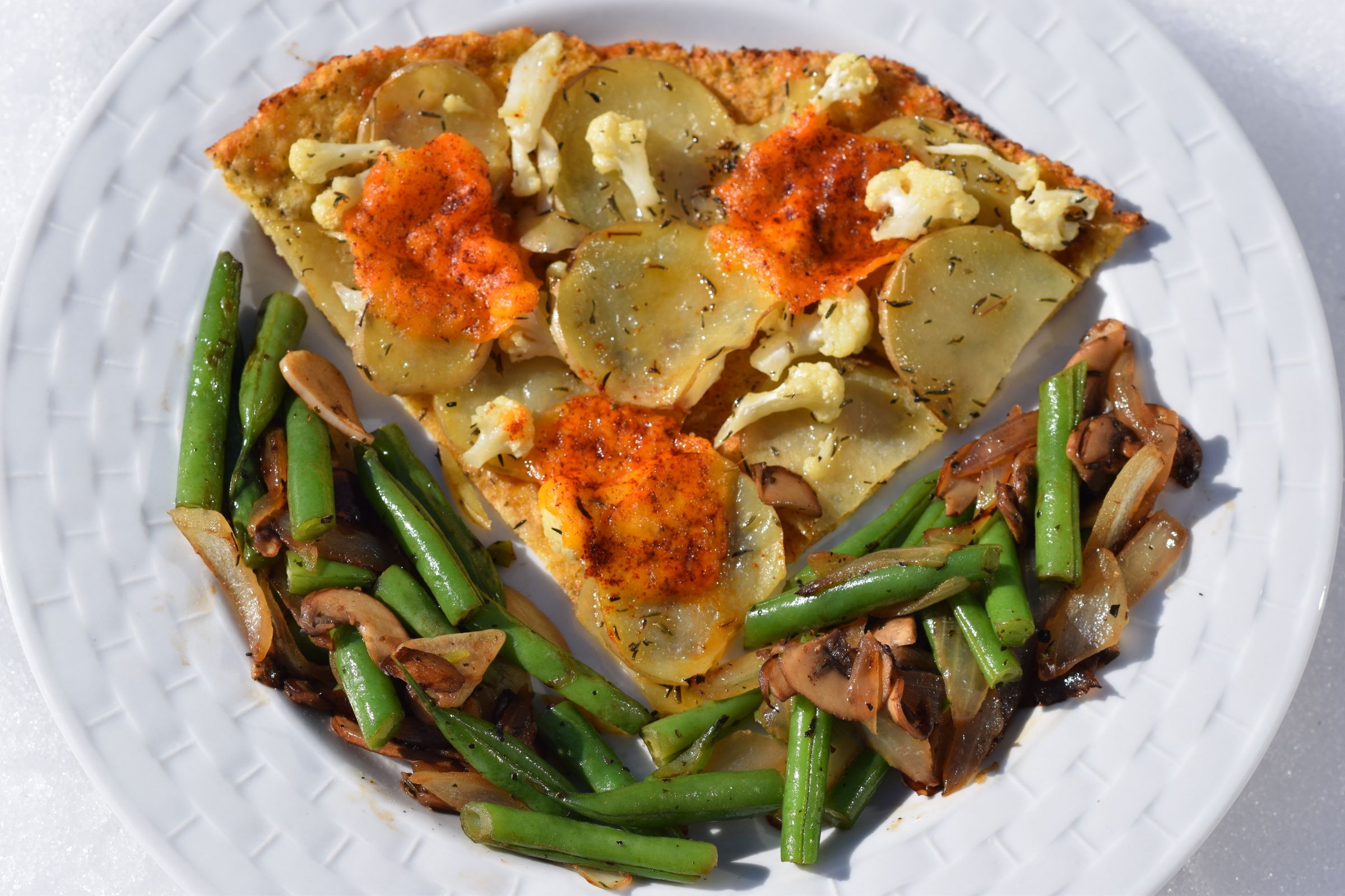 Meat Free Mock Pepperoni Pizza With Cauliflower Crust : 4 Steps (with ...