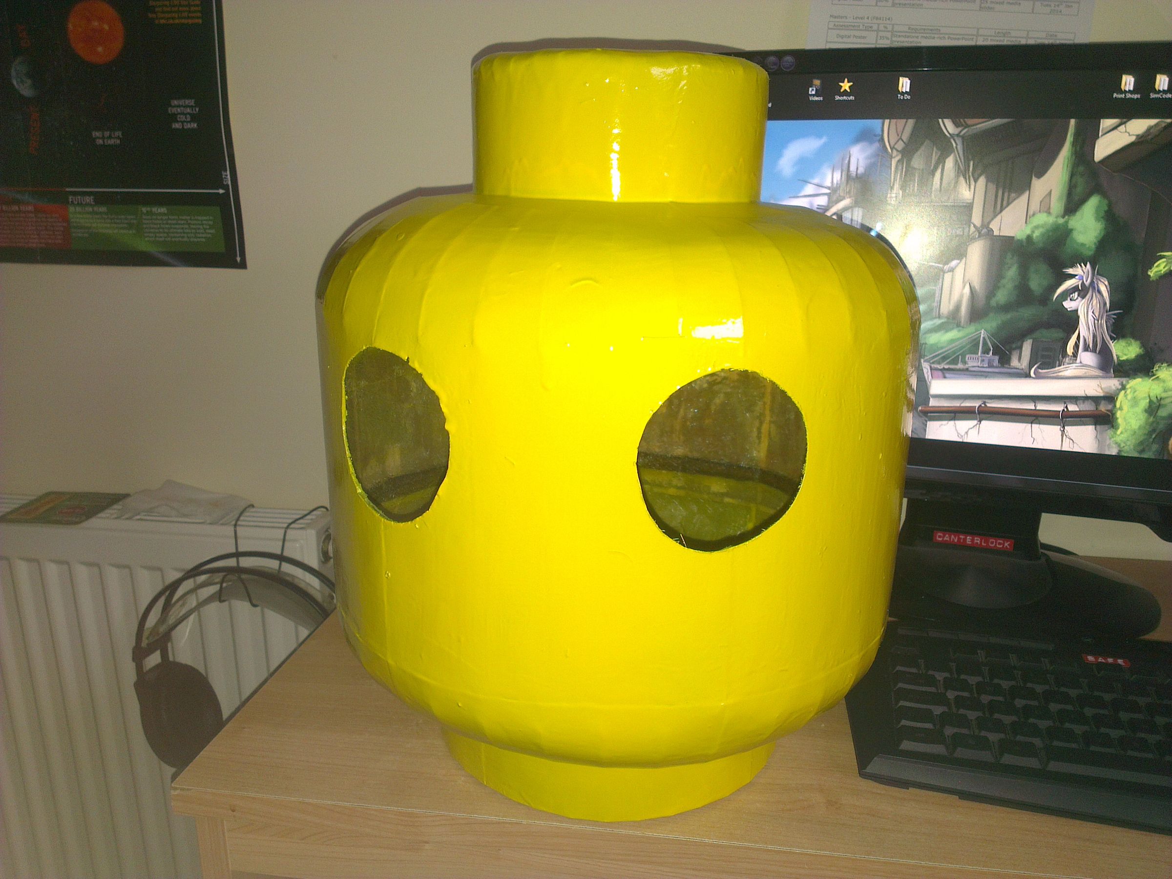 Chuck Greene Cosplay (With Servbot Lego Mask) : 8 Steps (with Pictures ...