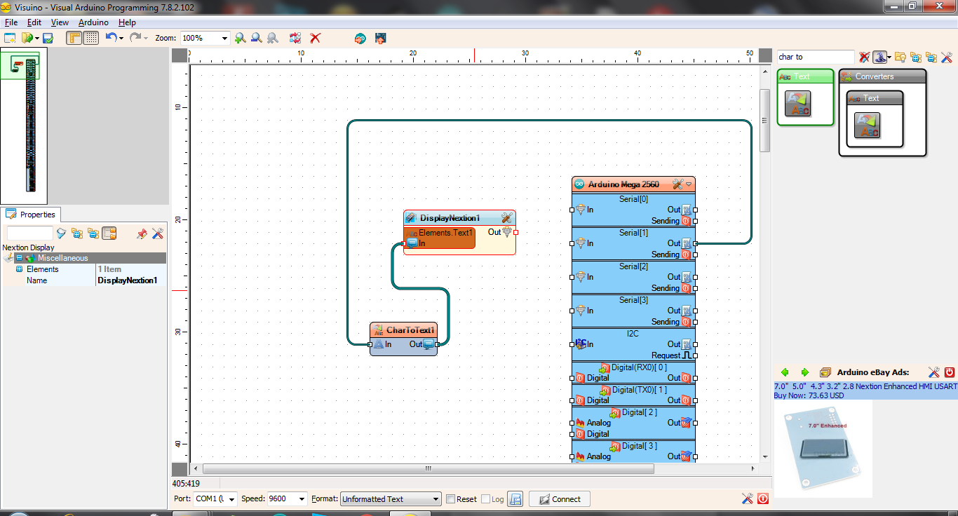 Visuino: Fingerprint Sensor With Nextion Display : 8 Steps (with ...