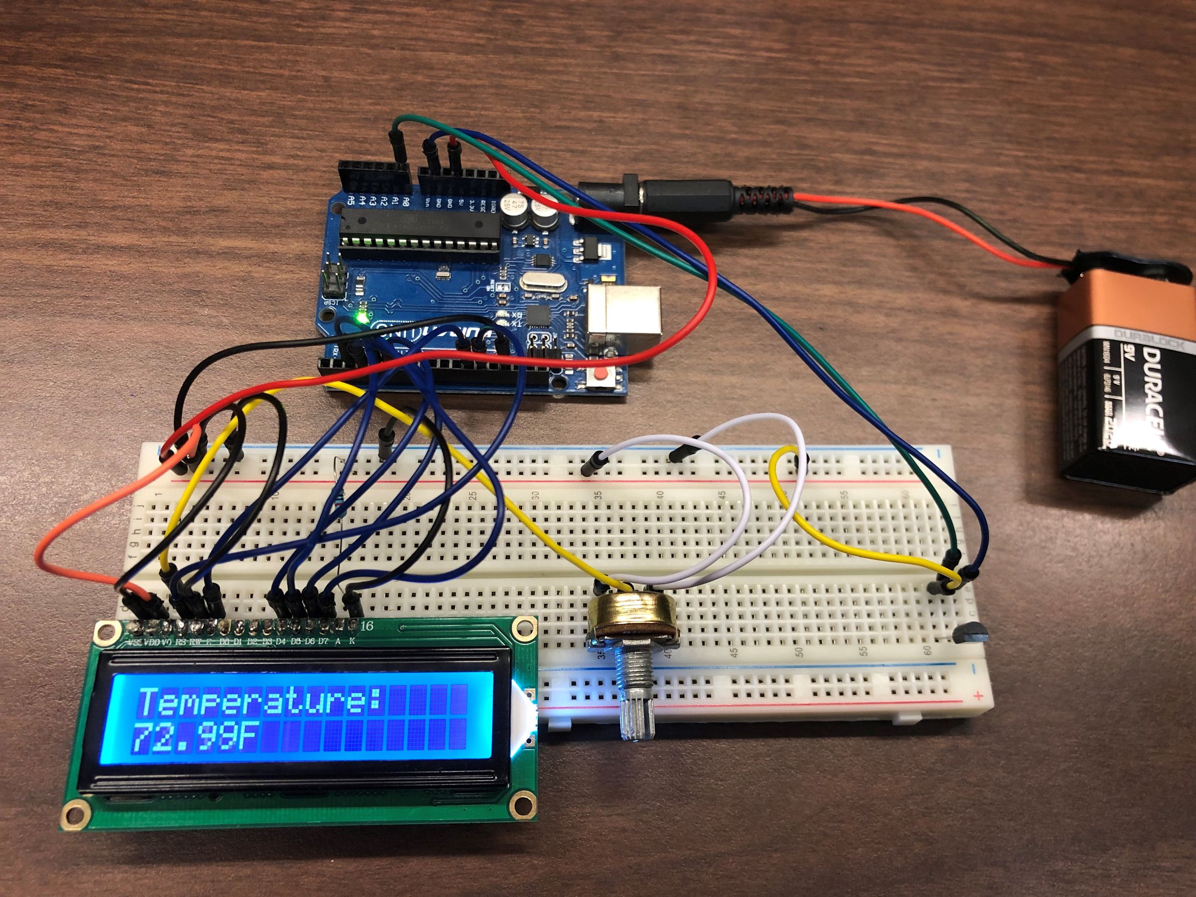 Arduino Thermometer (LM35 + LCD) : 6 Steps (with Pictures) - Instructables