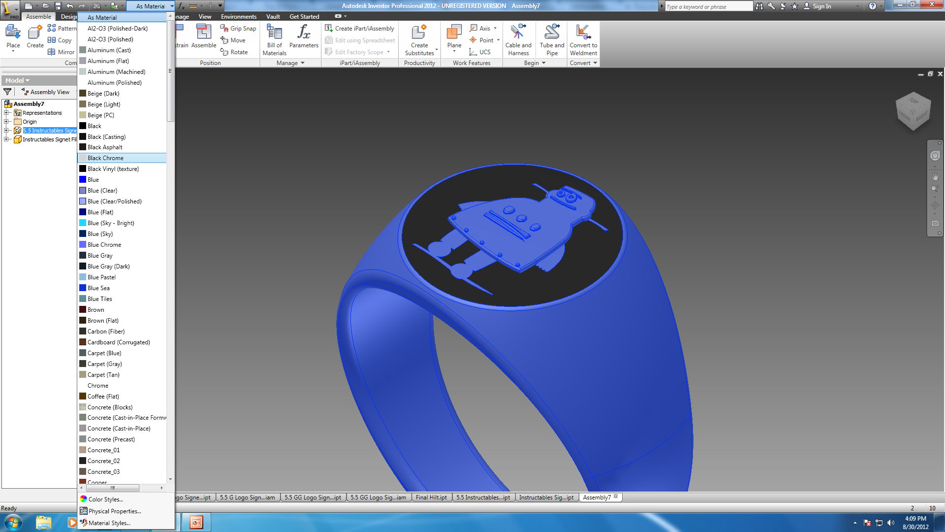 3D Modeling an Instructables Ring : 11 Steps (with Pictures ...