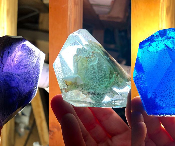 Geometric Resin Shapes/Paper Weights : 4 Steps (with Pictures ...