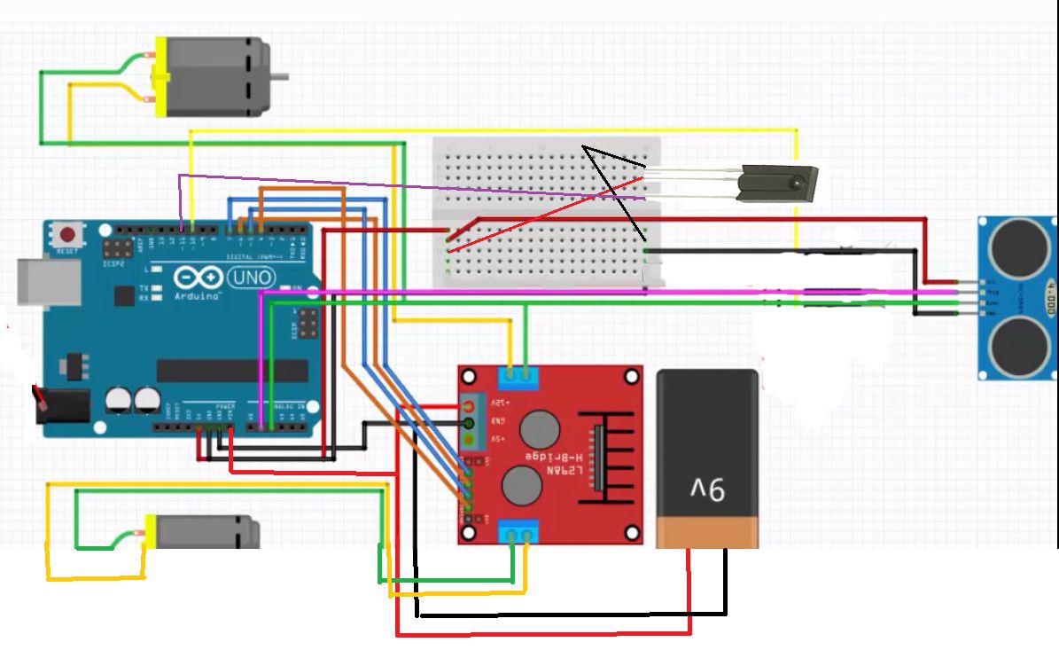 Remote Controlled Car Using Arduino With Obstacle Avoiding : 9 Steps ...