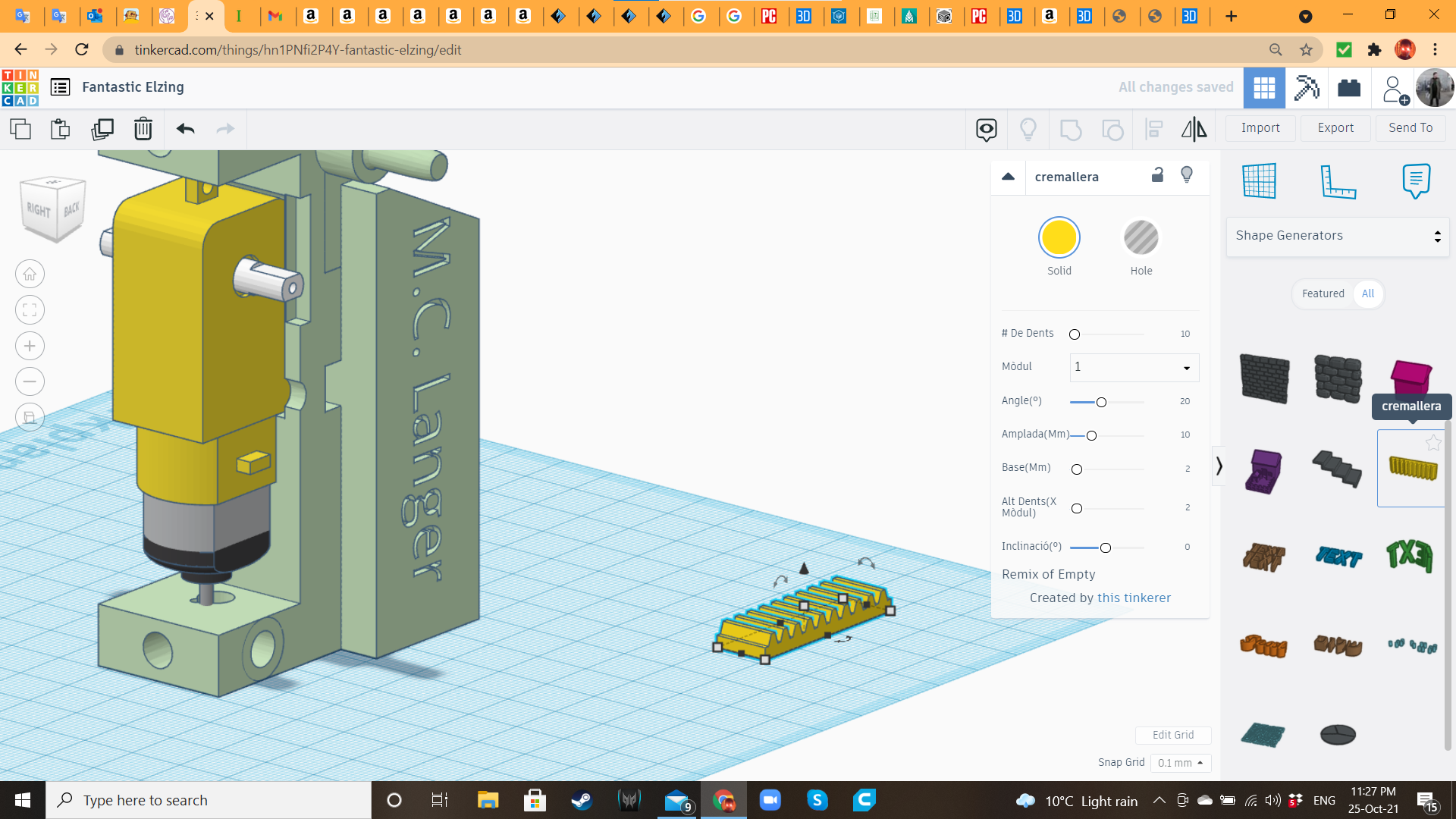 Tinkercad Robotics for School: Gerbil, the Jumping Robot! : 18 Steps ...
