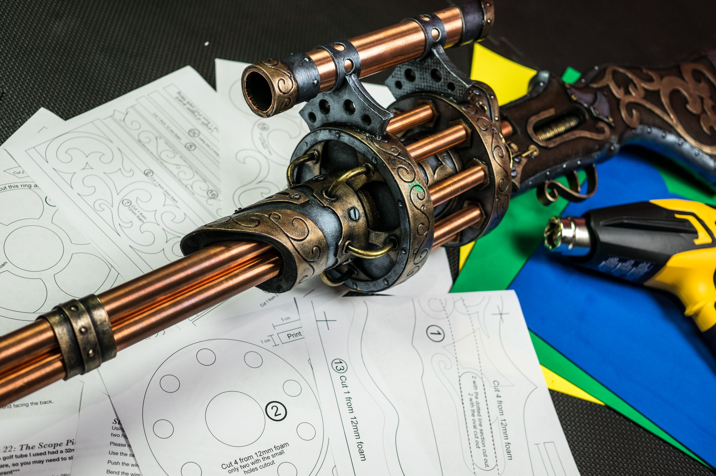 Making a Big Ol' Steampunk Gun From Foam : 44 Steps (with Pictures ...