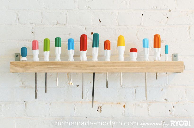 HomeMade Modern DIY Screwdriver Coat Rack : 7 Steps (with Pictures ...