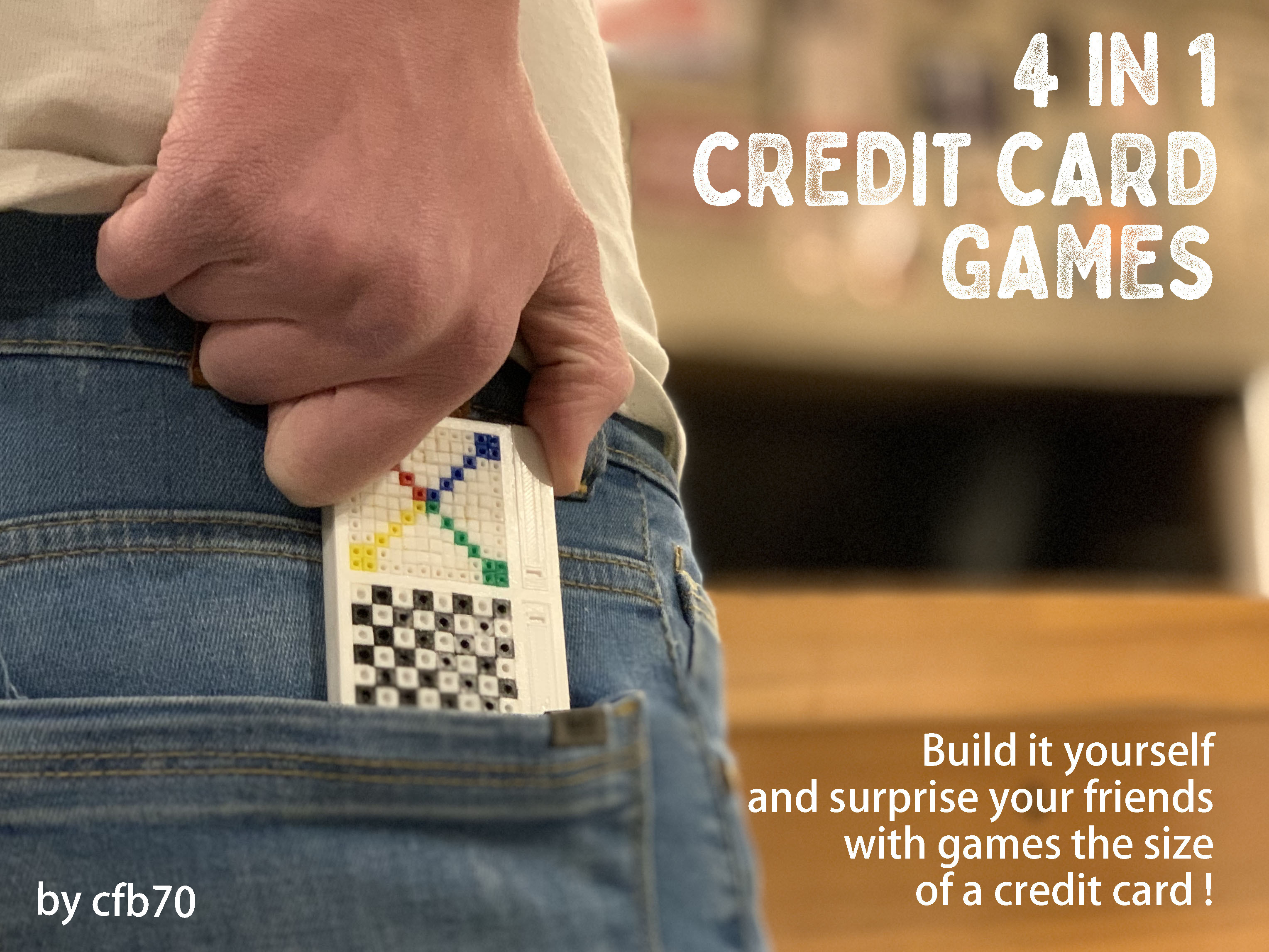4 in 1 CREDIT CARD GAMES : 8 Steps (with Pictures) - Instructables