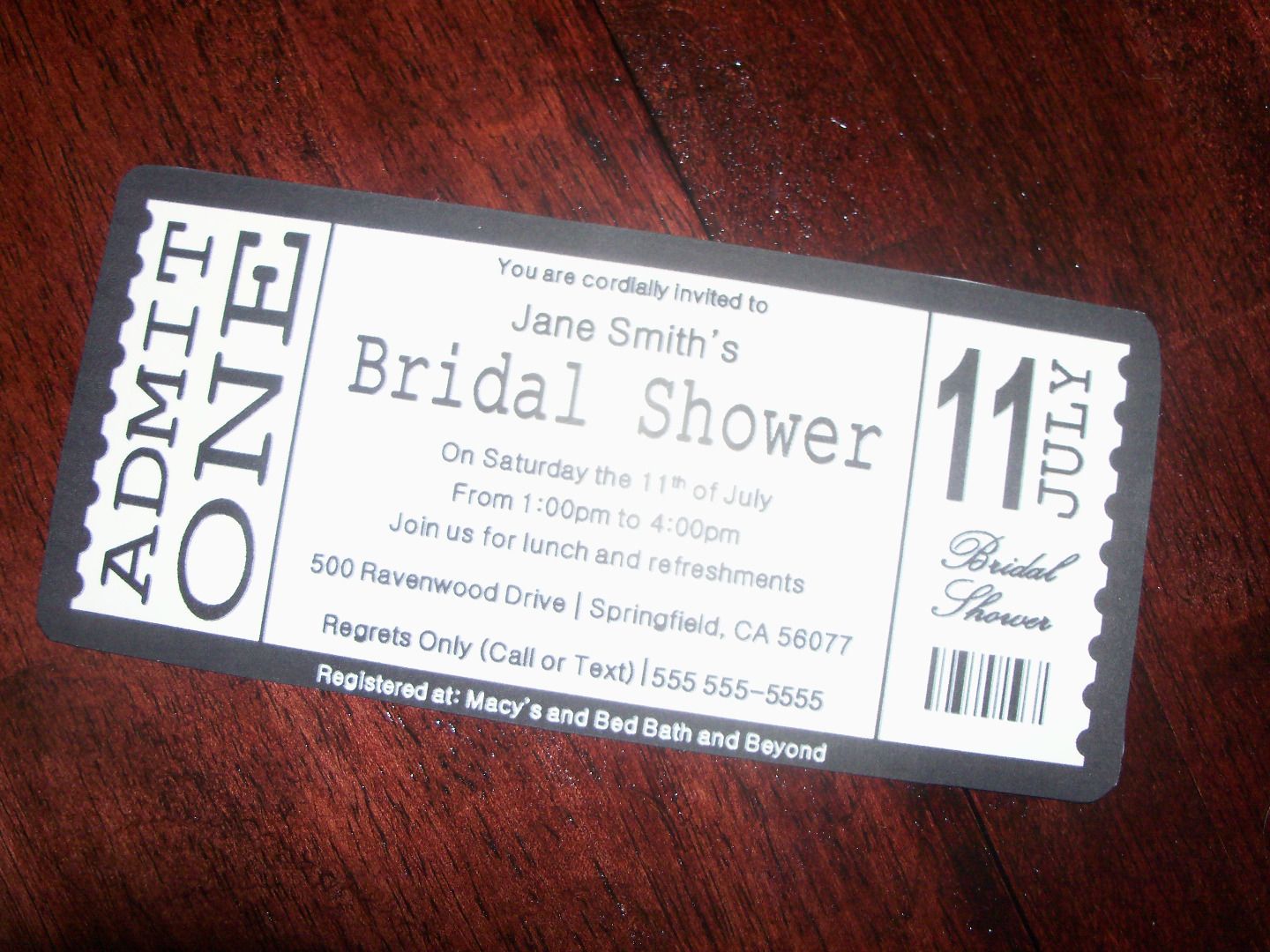 Ticket Invitation Designed in Powerpoint : 4 Steps (with Pictures ...