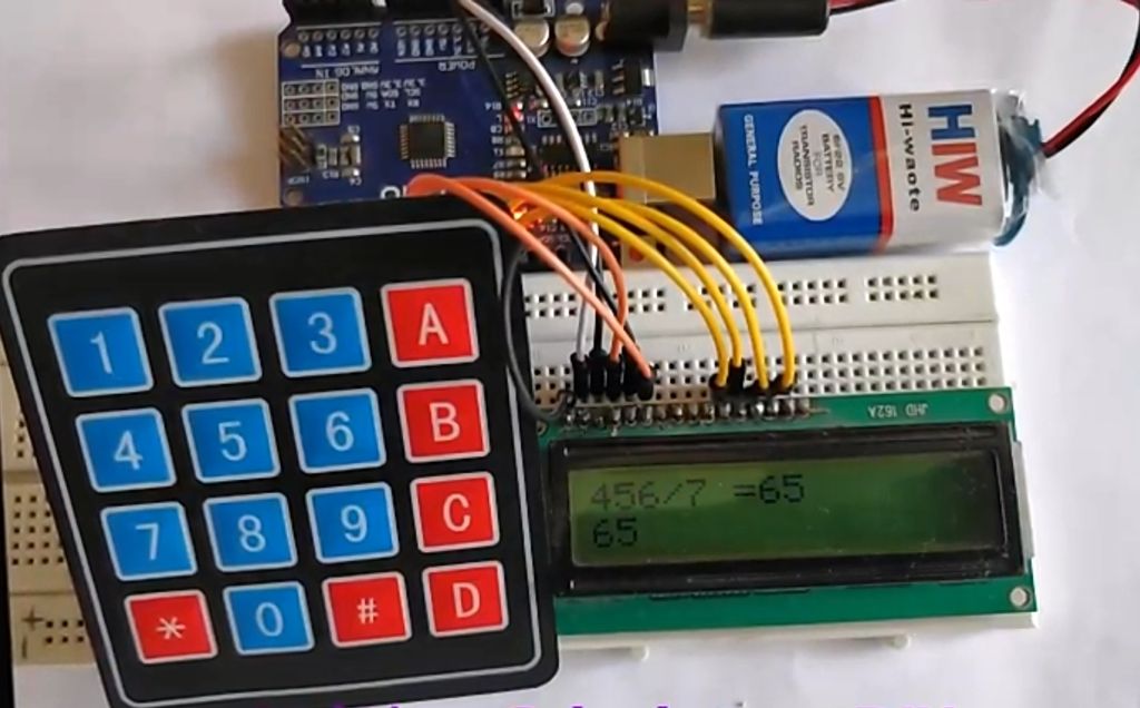 Arduino DIY Calculator Using 1602 LCD and 4x4 Keypad: 4 Steps