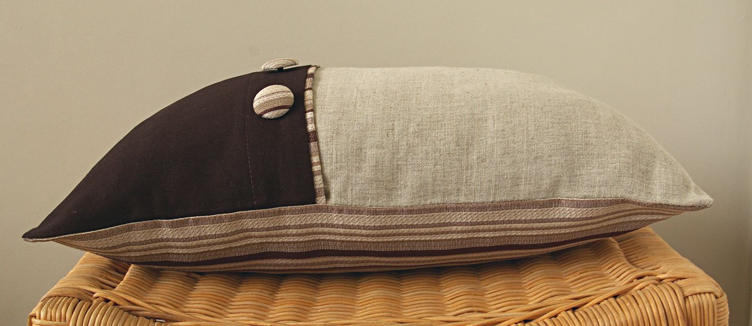 Make Double-sided Pillow Case With Button Decoration and Envelope ...