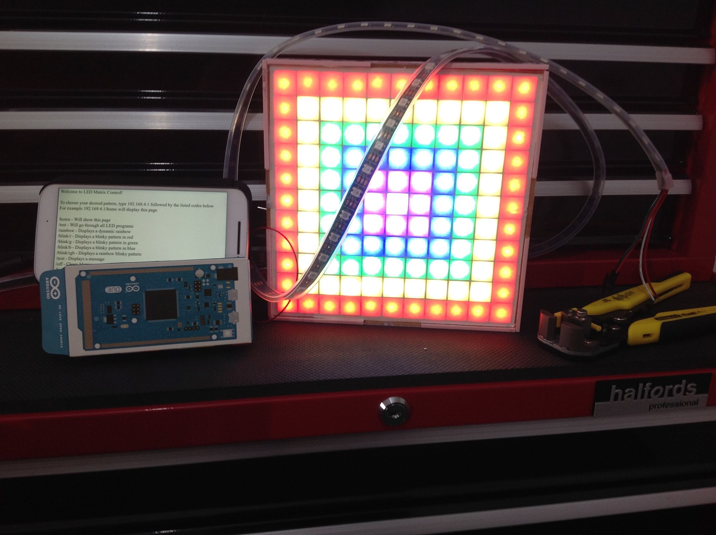 Simple Wi-Fi Controlled LED Matrix : 25 Steps (with Pictures ...