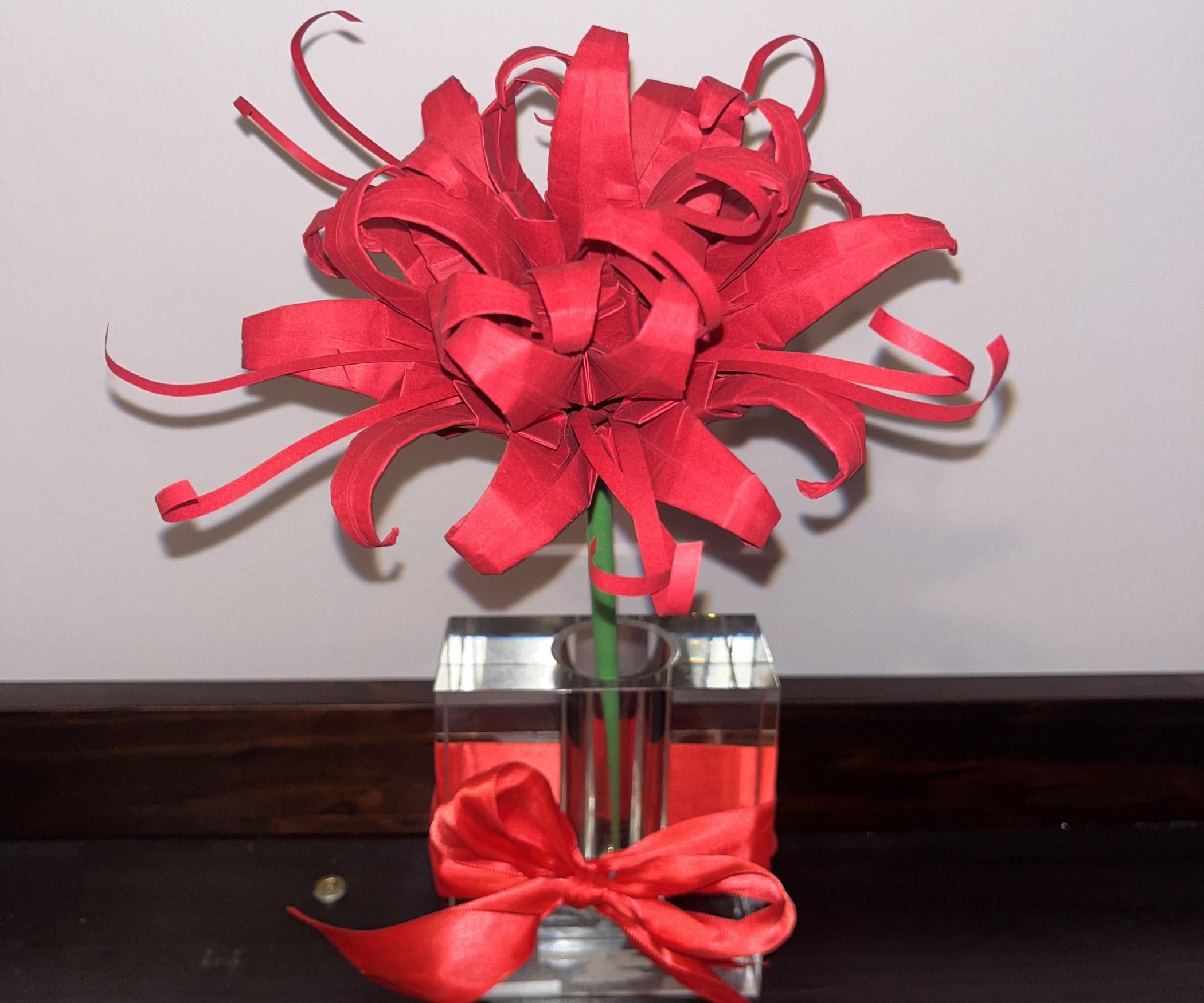 Crafting an Origami Spider Lily Flower : 26 Steps (with Pictures ...