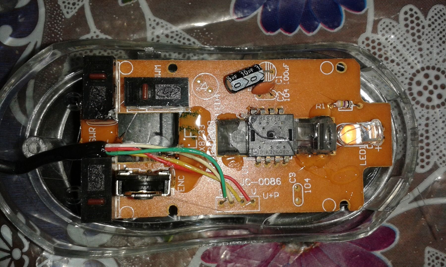 Old Optical Mouse Into High Laser Light WOW!!! : 4 Steps - Instructables