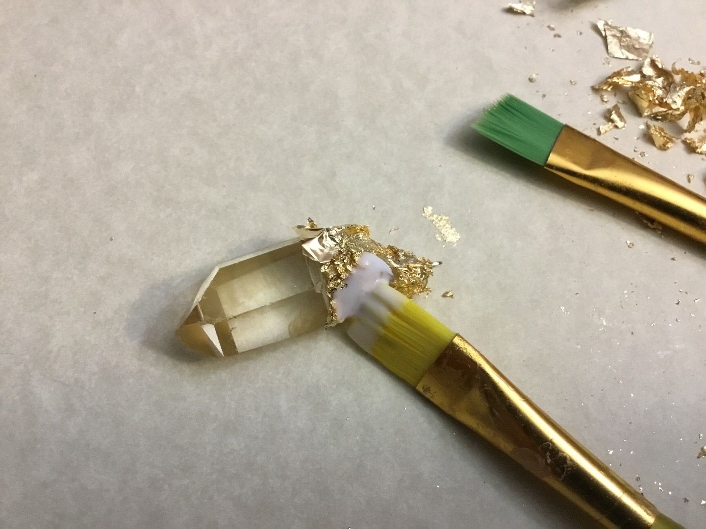 DIY Faux "Gold- Dipped" Crystal and Druzy Charms for Jewelry : 8 Steps ...