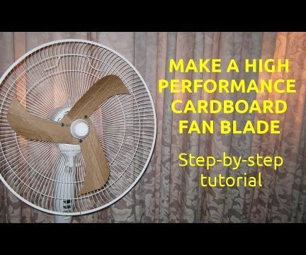 High Performance Cardboard Fan Blade : 14 Steps (with Pictures ...