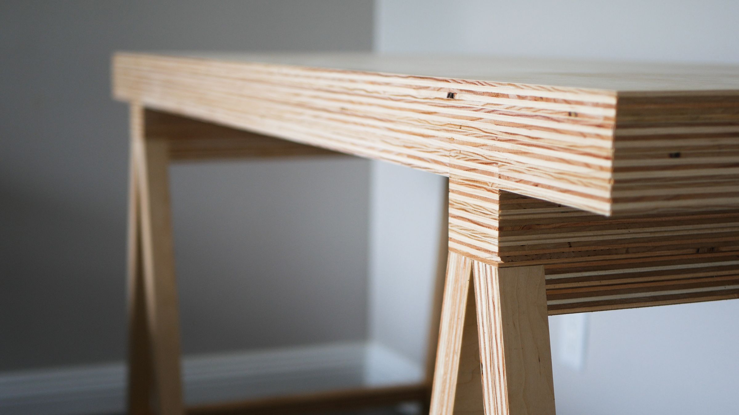 DIY Modern Plywood Desk : 16 Steps (with Pictures) - Instructables