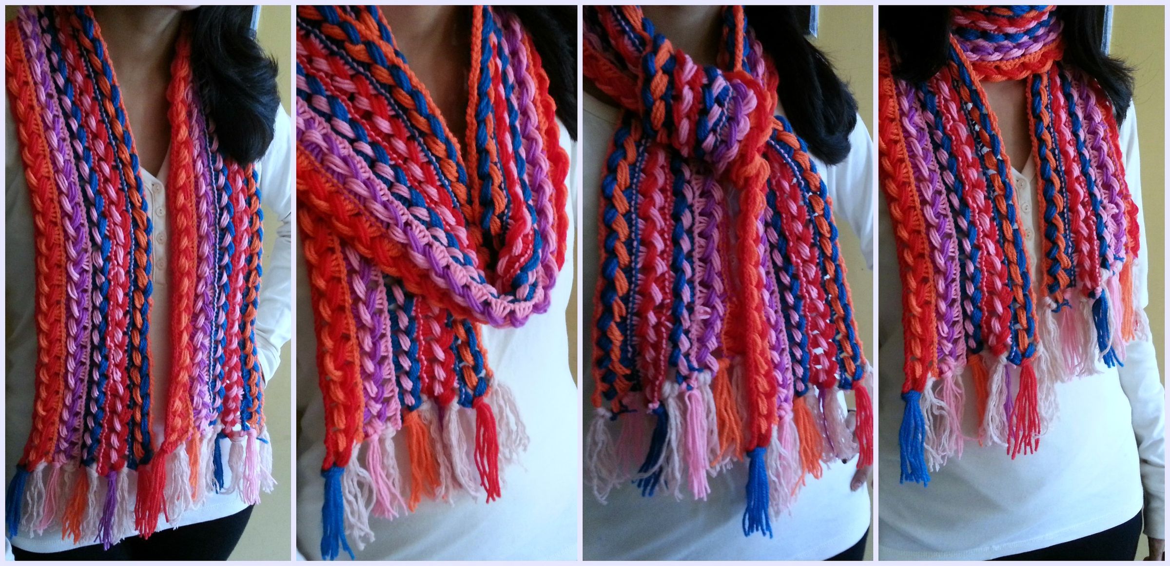Easy Crochet Scarf (For Beginners!) : 6 Steps (with Pictures ...