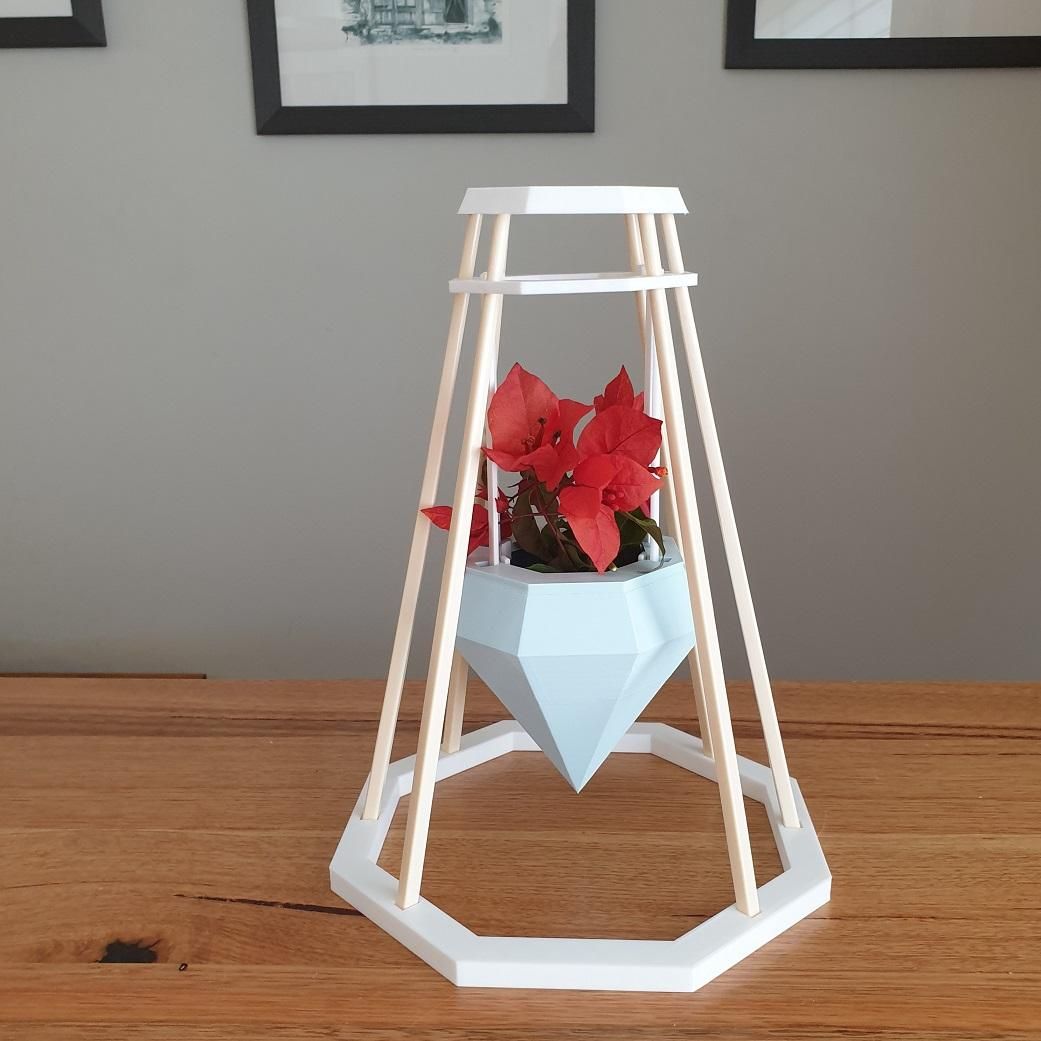 Recycled Chopsticks Flower/plant Stand : 7 Steps (with Pictures ...