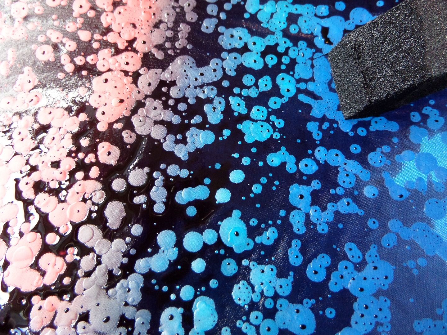 Rainbow Batik Silk Scarf Using a Teazle! : 11 Steps (with Pictures ...