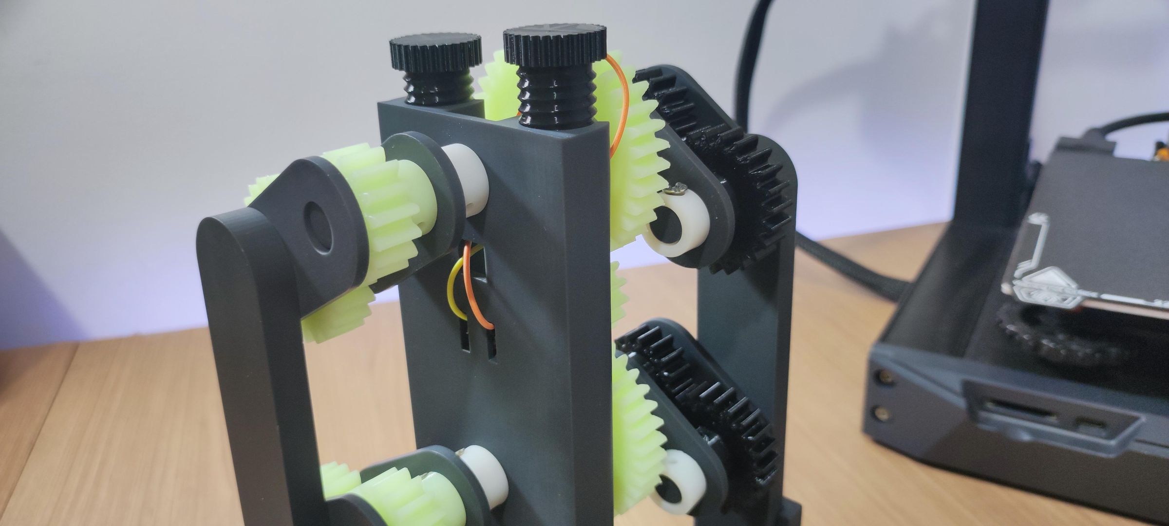 Bipedal Robot With Gear Mechanisms: Industrial 3D Printing : 14 Steps ...