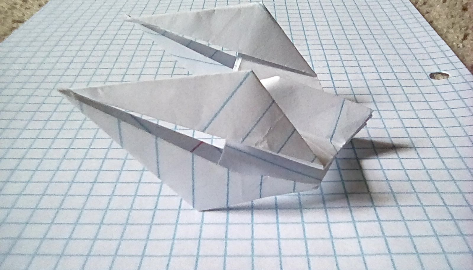 Origami Vulture Droid : 4 Steps - Instructables
