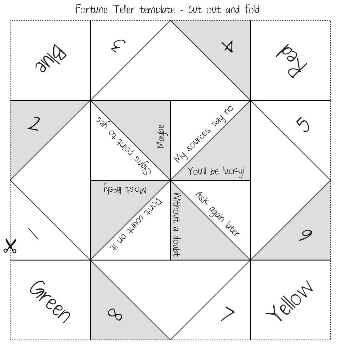 How to Make a Cootie Catcher / Fortune Teller : 13 Steps - Instructables