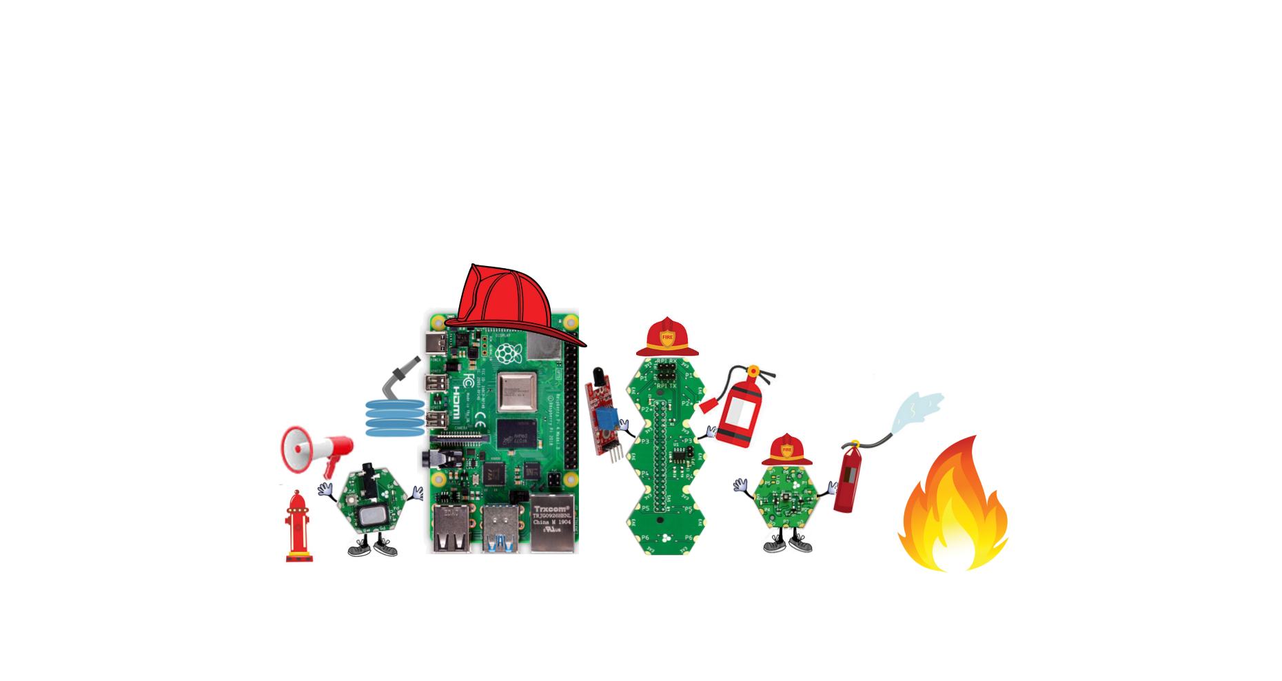 Fire Detection Using Raspberry Pi and Hexabitz Modules : 3 Steps ...