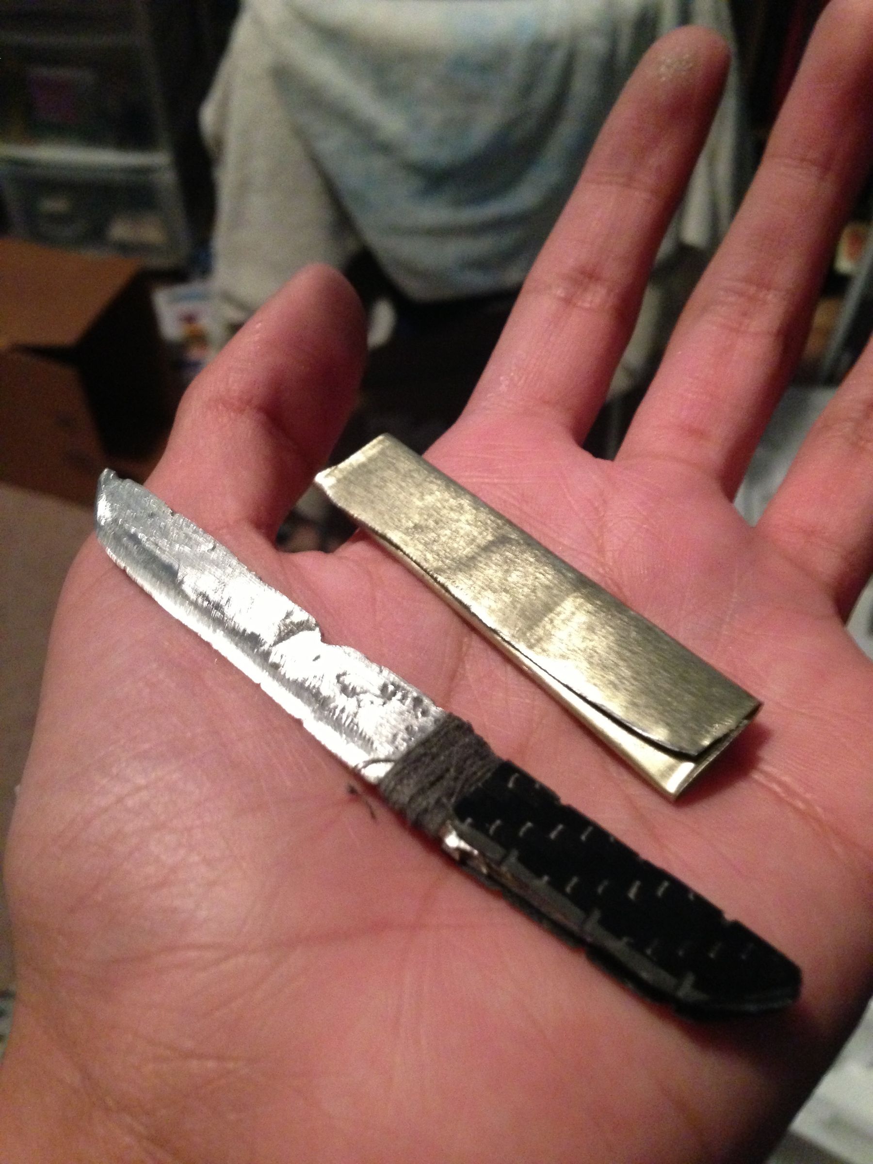 Make a Tiny Model Sword From Solder Scraps : 4 Steps - Instructables