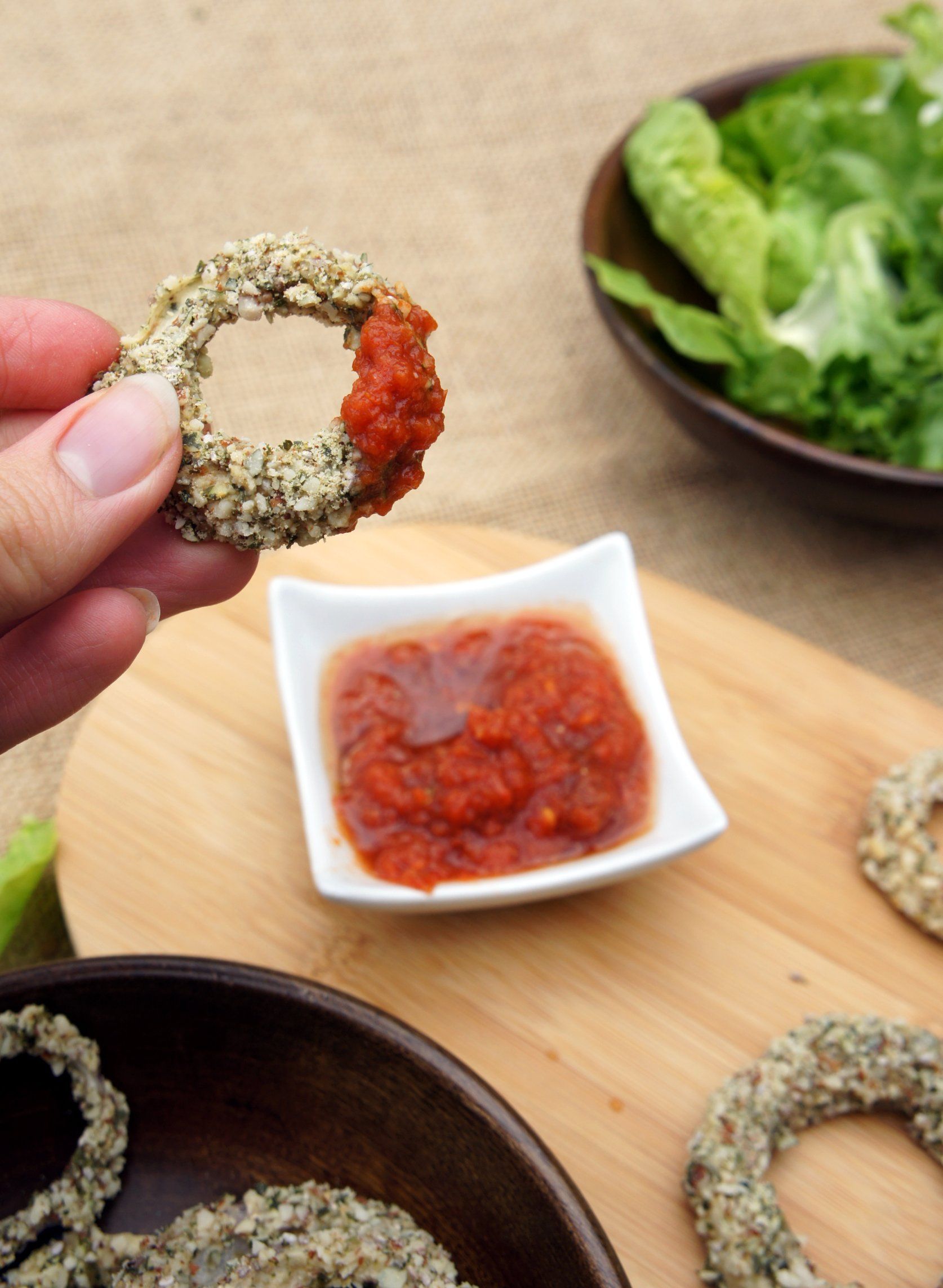 Healthy Onion Rings - Raw & Cooked Version! : 9 Steps (with Pictures ...