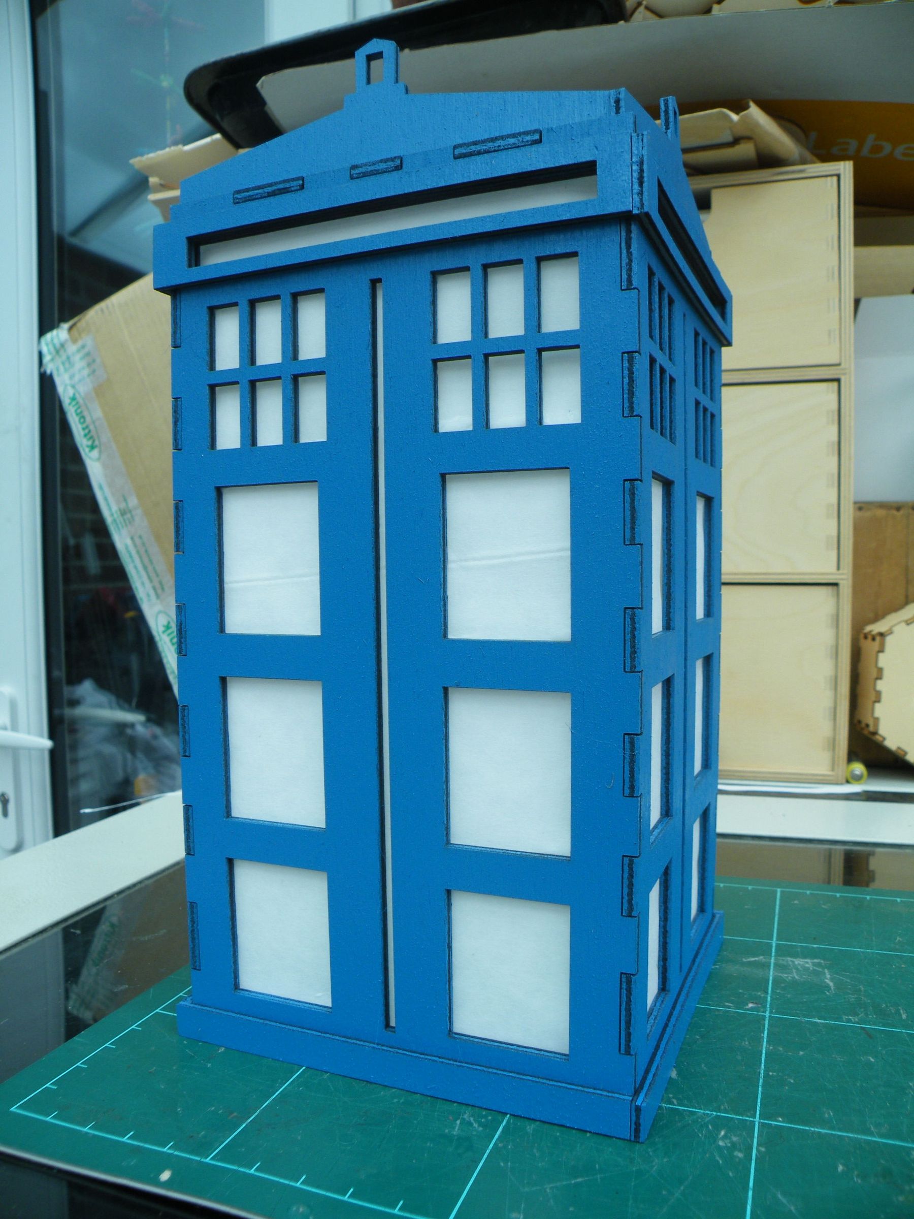 Tardis Lampshade : 9 Steps (with Pictures) - Instructables