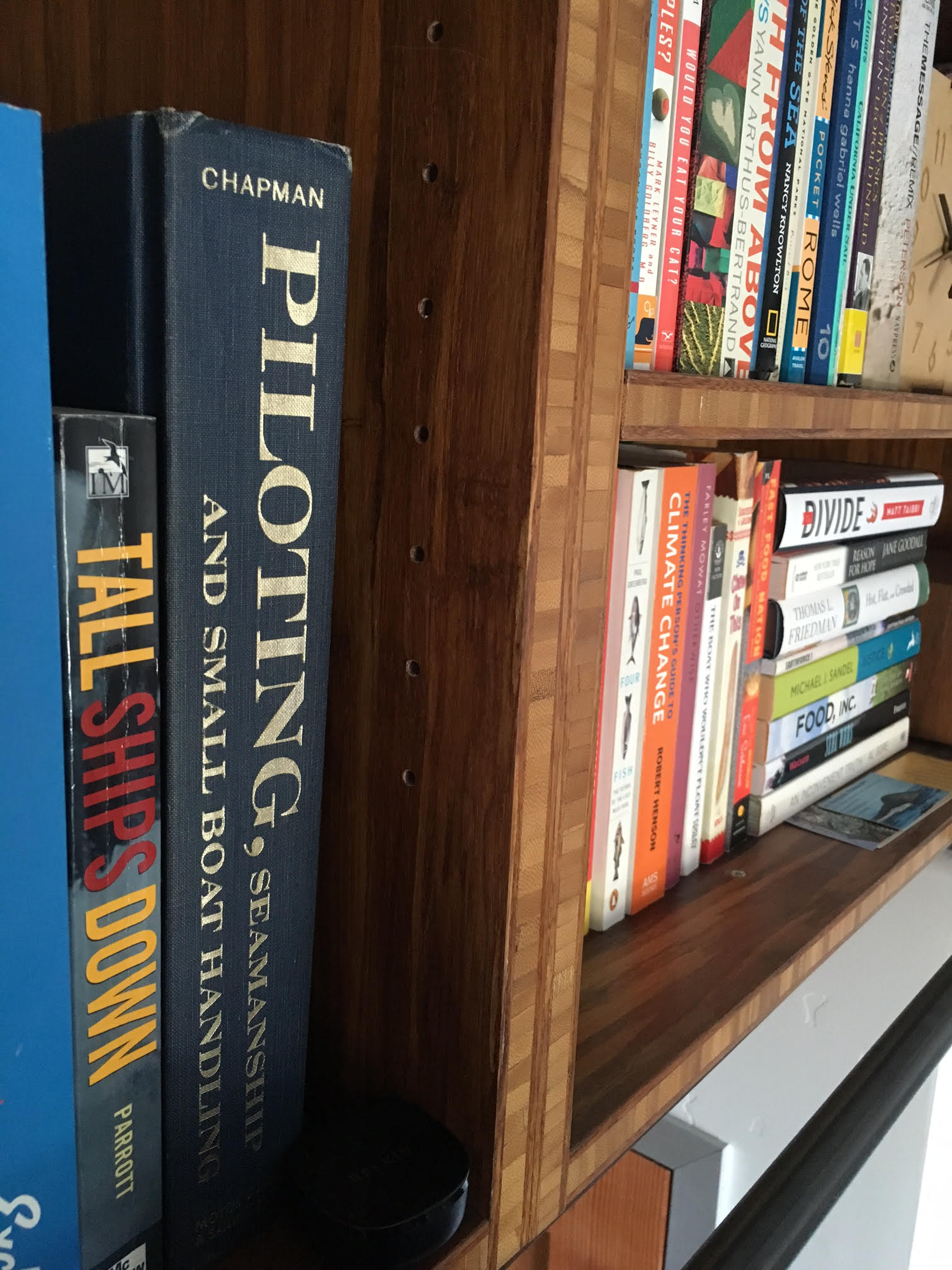 Ceiling Bookshelf With Library Ladder : 3 Steps (with Pictures ...