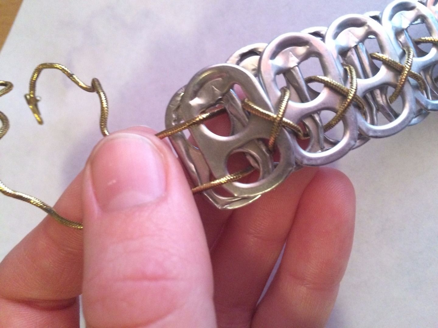 Soda Tab Wristband : 7 Steps - Instructables