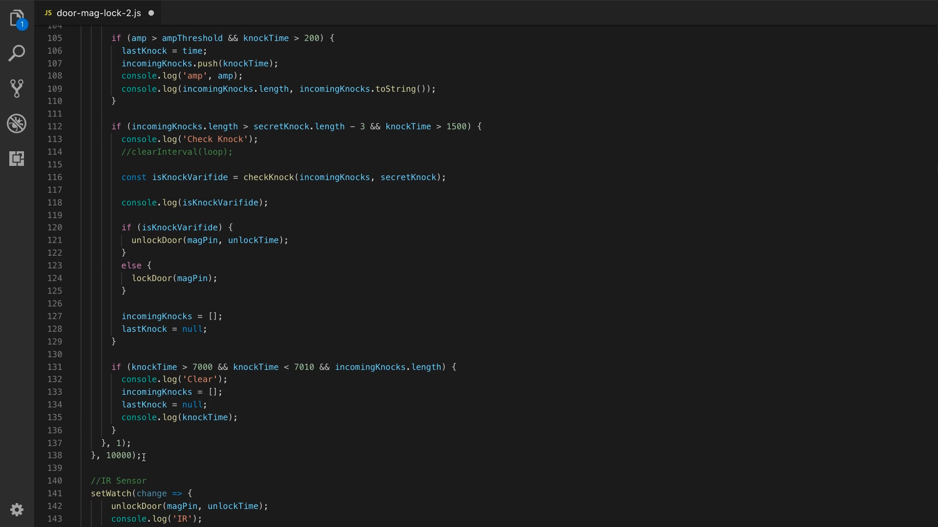 Magnetic Smart Lock With Secret Knock, IR Sensor, & Web App : 7 Steps ...