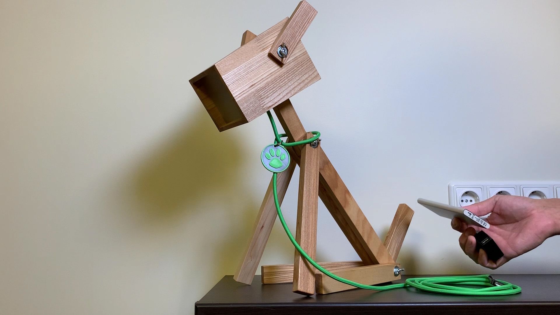 A Wooden Dog LED Lamp : 15 Steps (with Pictures) - Instructables