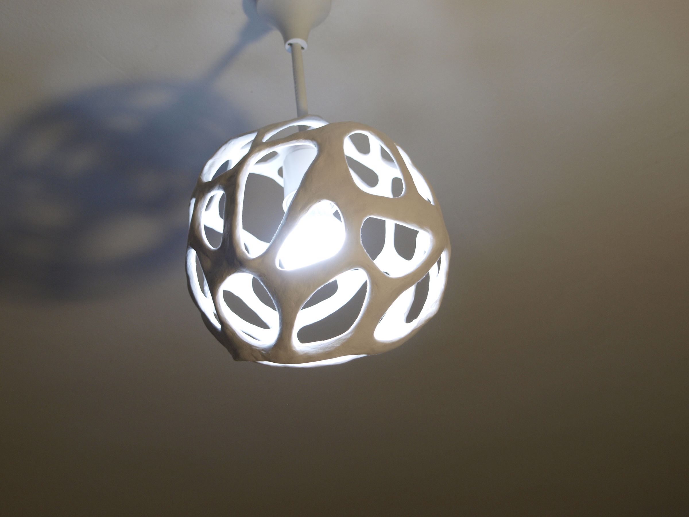 DIY Cellular Organic Lampshade Without a 3D Printer : 4 Steps (with ...