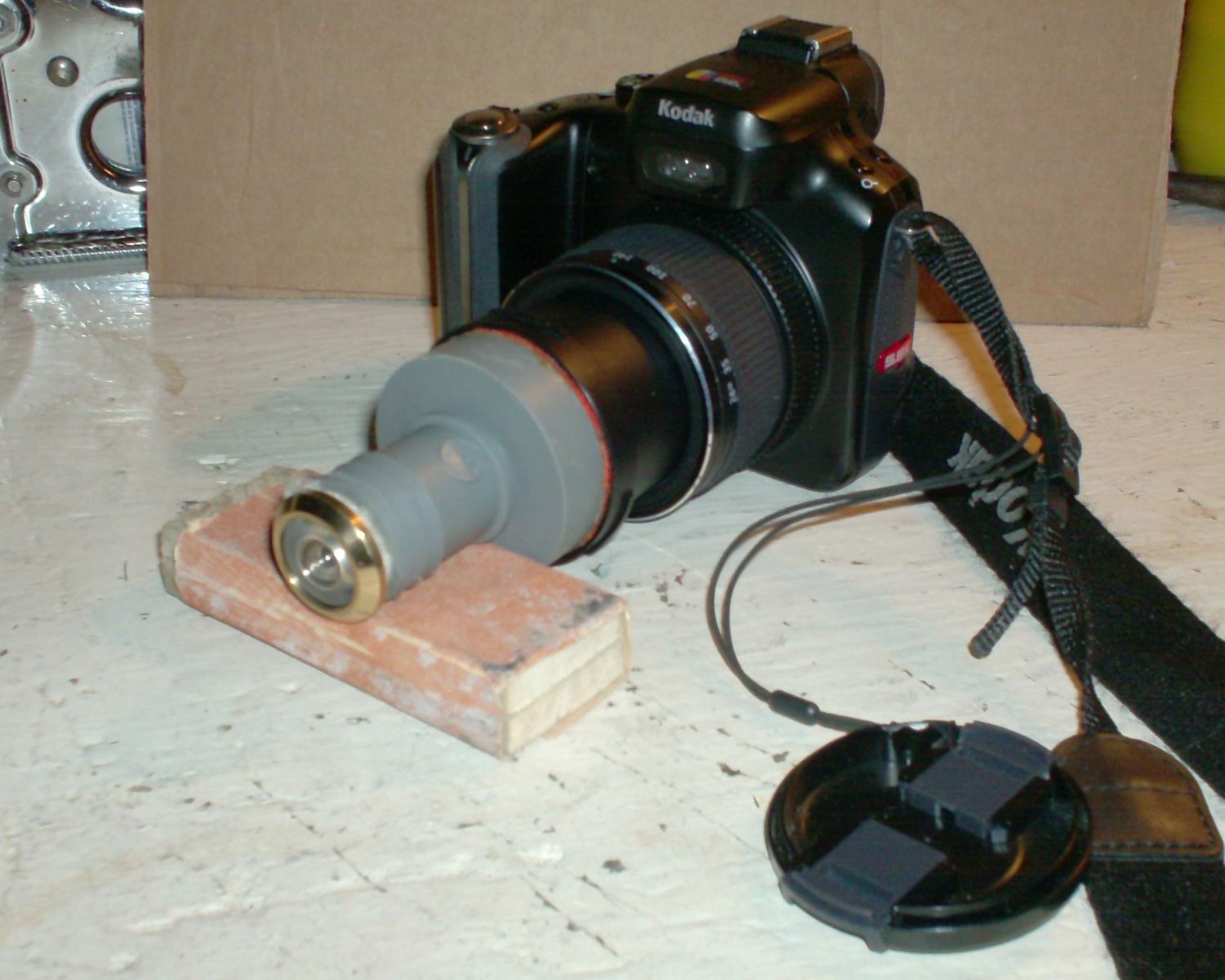 How to Adapt a Door Viewer "Fish-eye Lens" on to a Full-size Camera : 7 ...