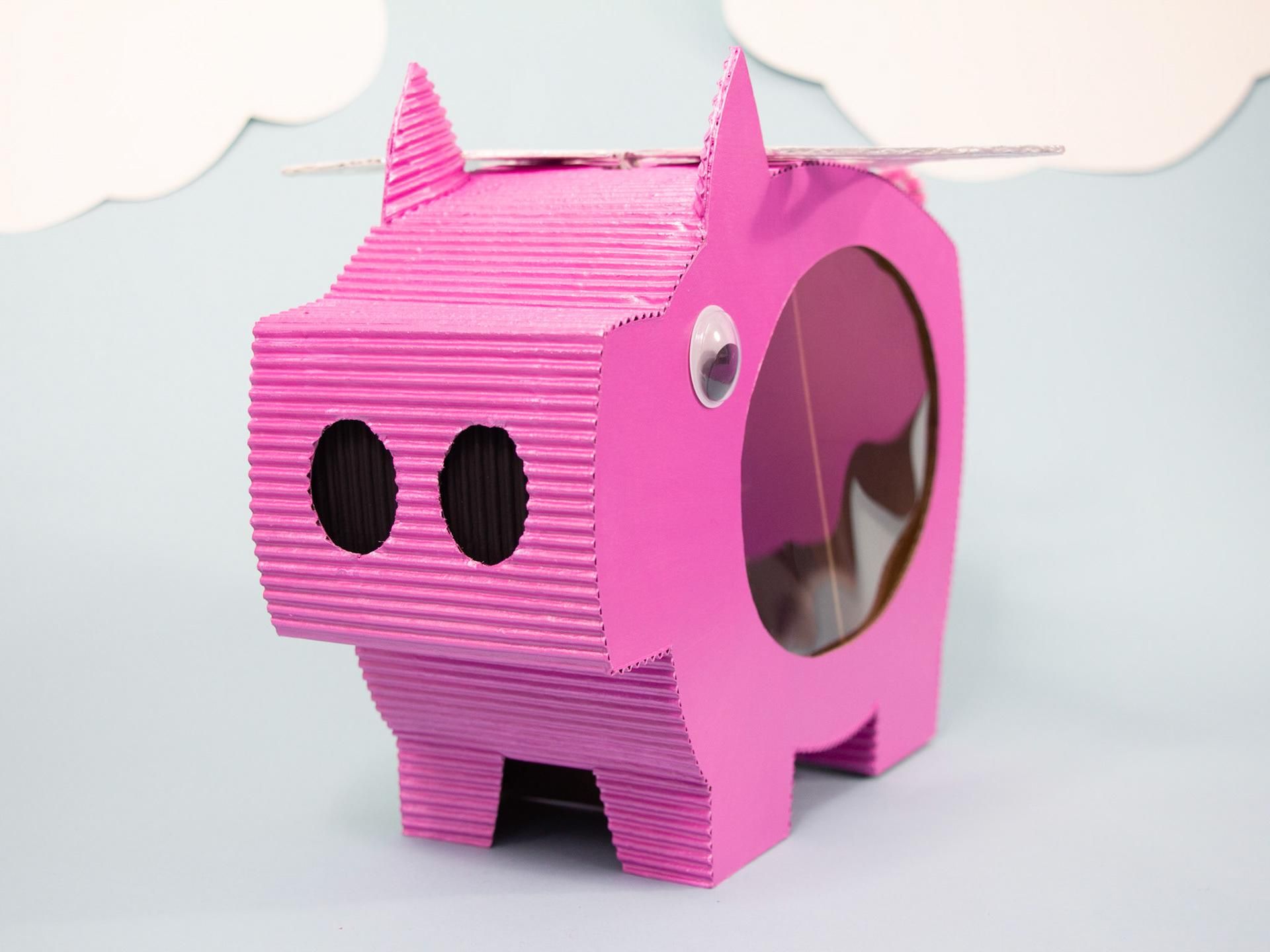 "When Pigs Fly" Micro:bit Powered Flying Piggy Bank : 22 Steps (with ...
