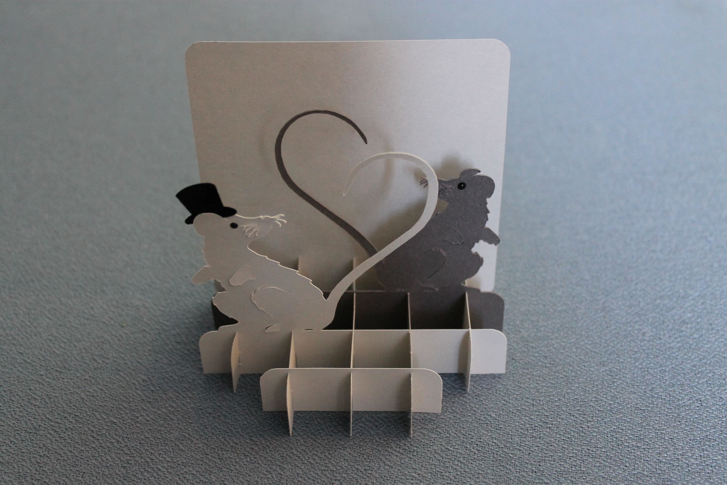 Rats in Love Standing Pop-up Card : 4 Steps (with Pictures) - Instructables