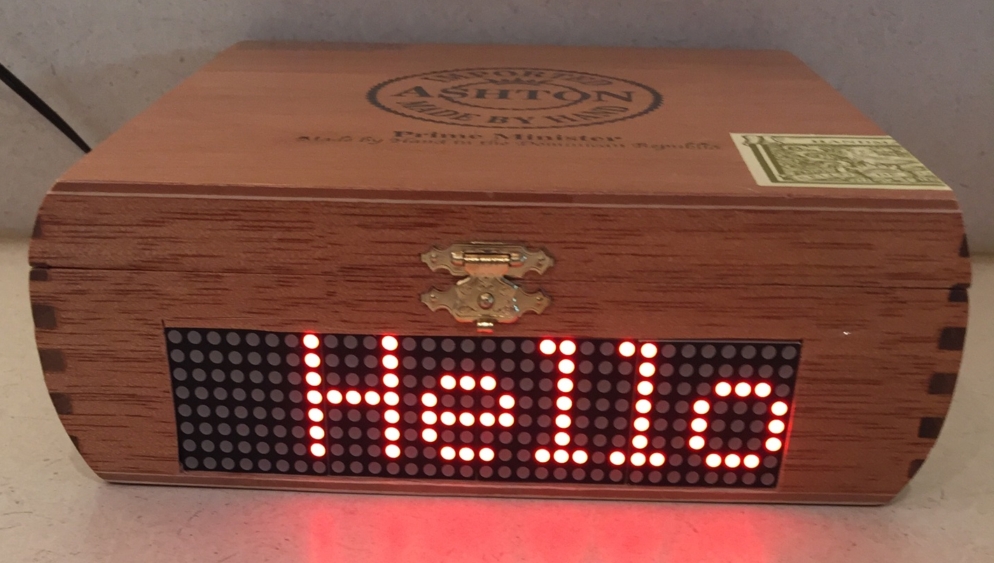 WIFI Enabled LED Matrix : 4 Steps (with Pictures) - Instructables