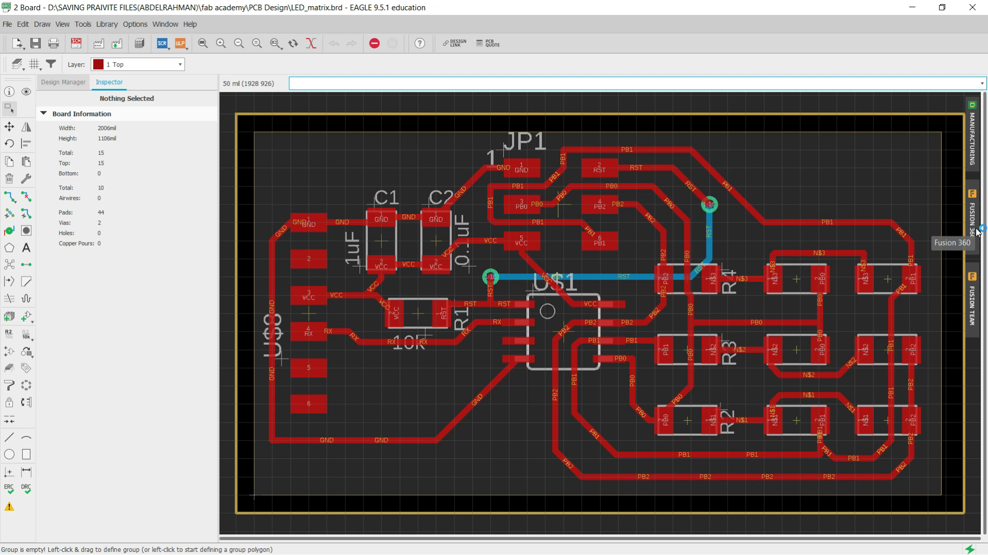 LED Matrix PCB (Full Beginner Tutorial) : 10 Steps (with Pictures ...