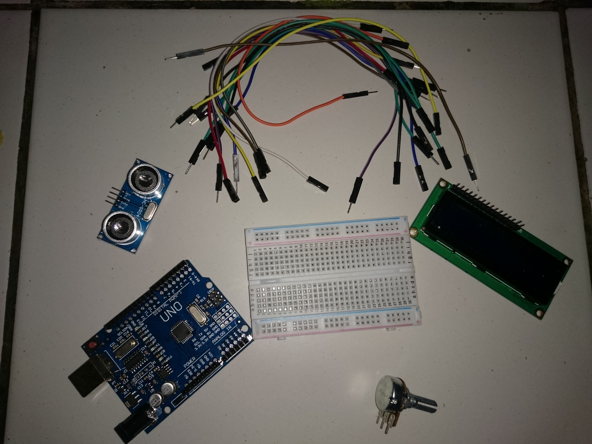 ARDUINO - DISTANCE METER WITH ULTRASONIC HC-SR 04 : 4 Steps (with ...
