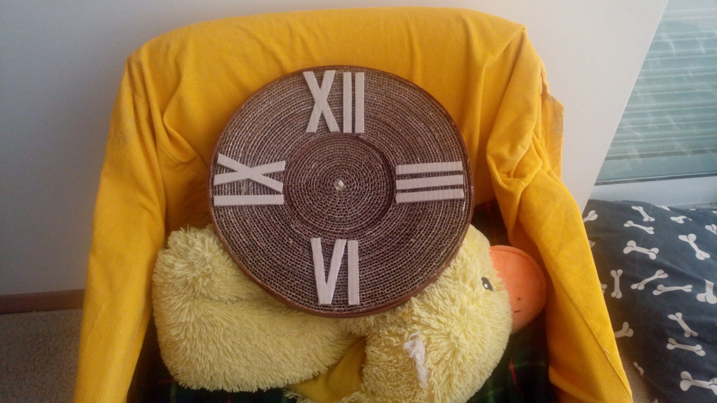 Cardboard Wall Clock : 12 Steps (with Pictures) - Instructables