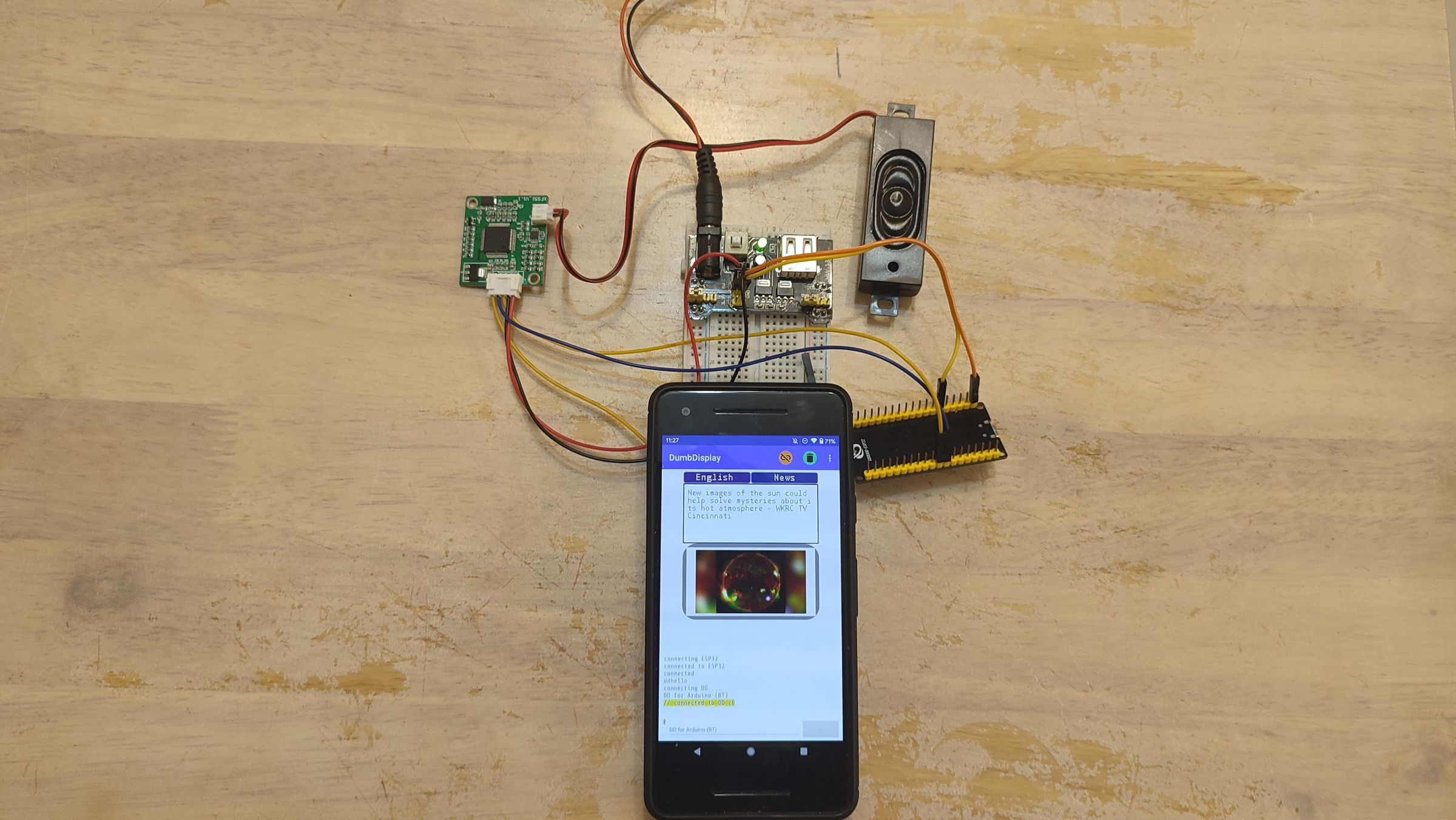 ESP32 Speech Synthesizer Experiment With XFS5152CE : 5 Steps ...