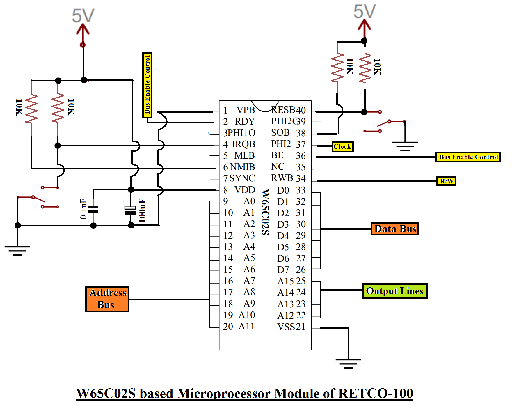 6502 Microprocessor Based Homemade Single Board Computer : 7 Steps - Instructables