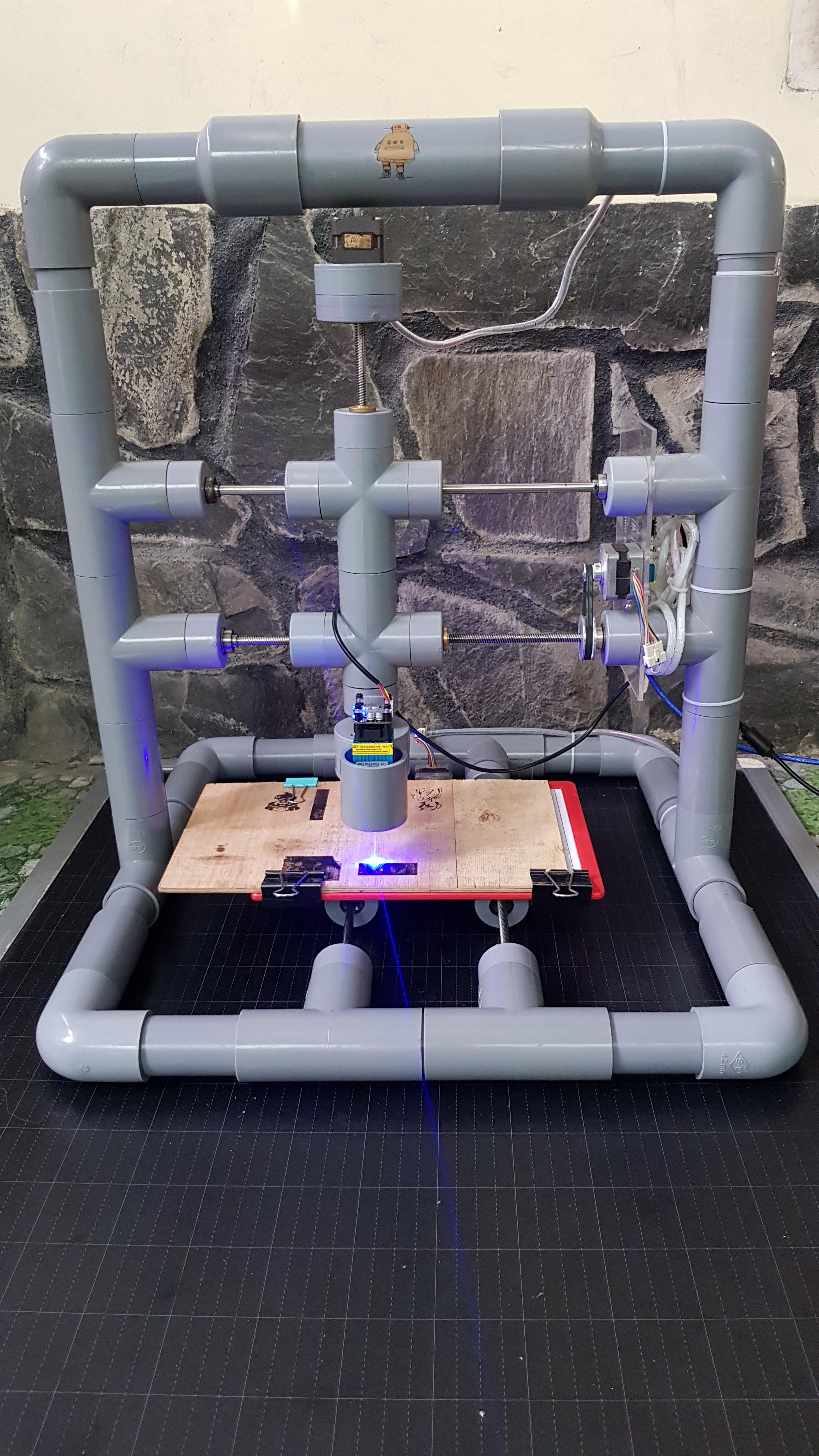 P-CNC Laser Engraver and Pen Plotter : 17 Steps (with Pictures ...