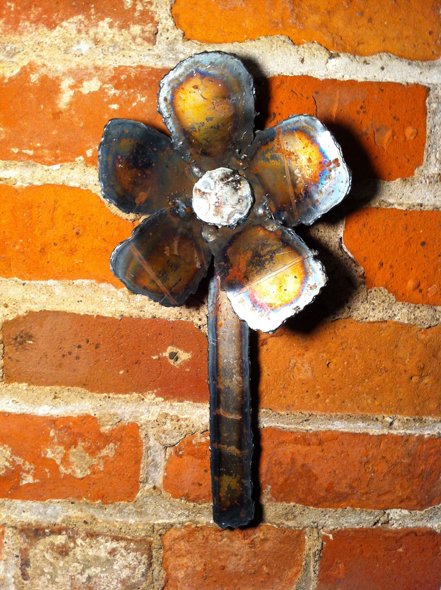 Sheet Metal Flower to Practice Plasma Cutting and Welding : 11 Steps ...